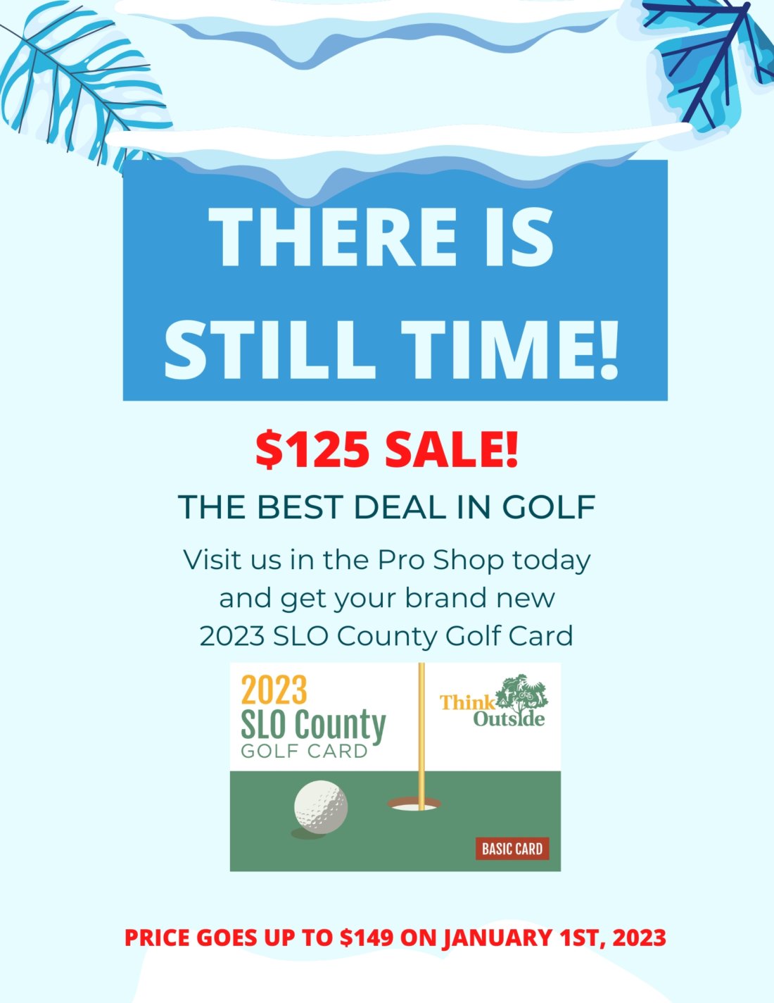 County Card - Morro Bay Golf